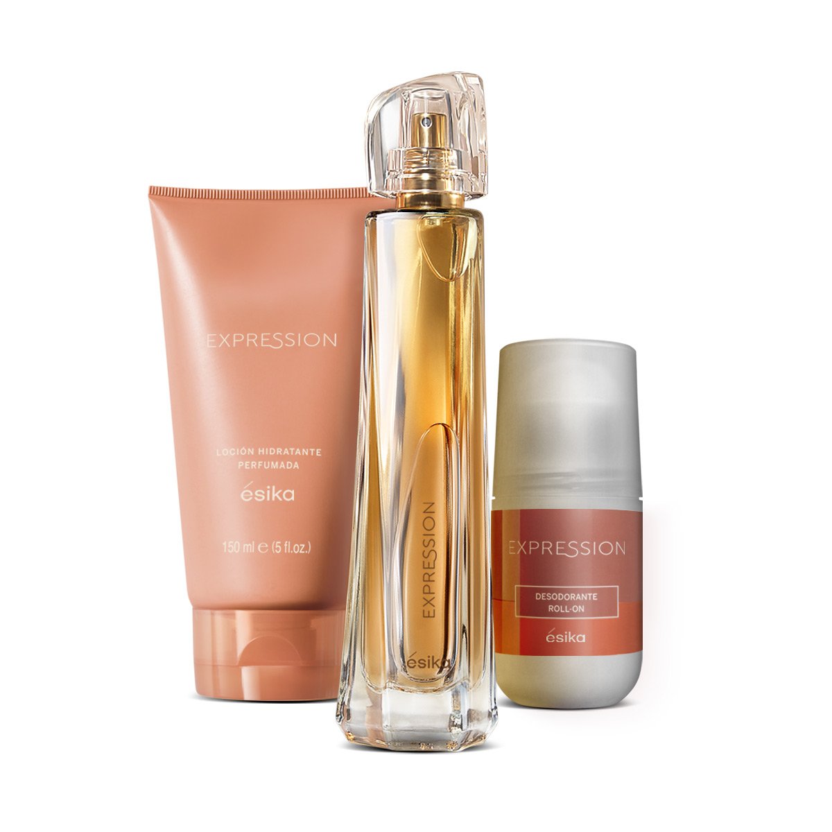 Set Expression, que incluye perfume de mujer, crema corporal y ...